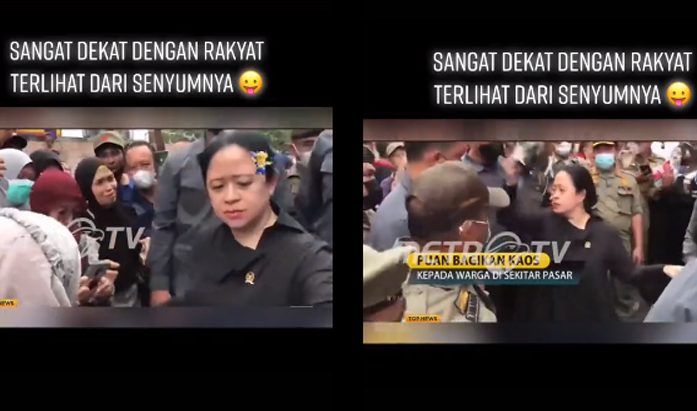 Puan Maharani Cemberut dan Lempar Kaos pada Warga, Warganet: Sengak Puan Maharani Cemberut dan Lempar Kaos pada Warga, Warganet: Sengak